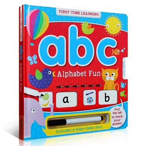 Jual WM BW First Time Learning abc Alphabet Fun mengenal huruf abjad ...