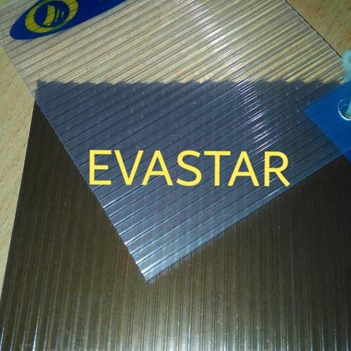 Jual Fiber Plat Penutup Pagar Plastik Motif Garis-Garis Glossy 0,6mm ...