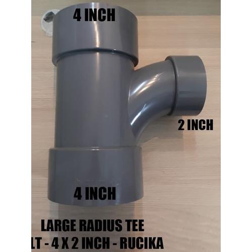 Jual Large Radius Tee Y 4" x 2" / Tee 4" x 2" / Sambungan Pipa PVC Rucika D - Jakarta Timur - TB ...