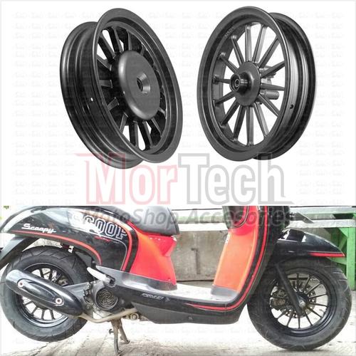 Jual Velg Pelek Rossi Galaxy Model Daytona Ring 12 All New Scoopy 2018 ...