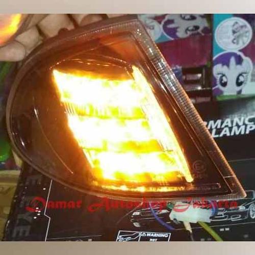 Jual Cornerlamp Sein Corner BMW E46 1998 - 2001 Black LED Eagle Eyes ...