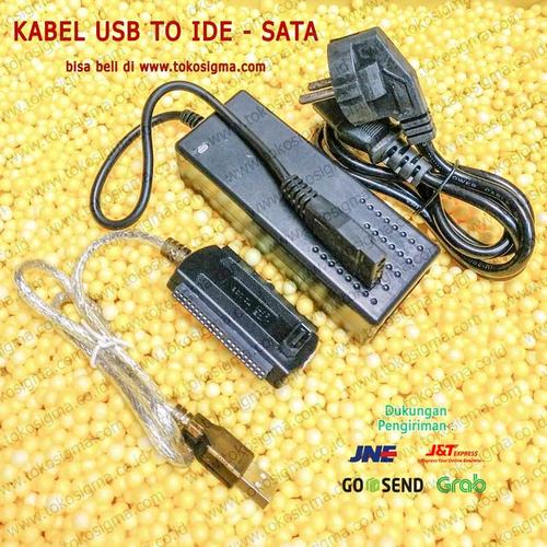 Jual USB TO IDE - SATA CABLE + ADAPTOR POWER - Jakarta Barat - Toko ...
