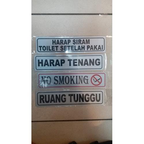 Jual SIGN LABEL STICKER RUANG TUNGGU 19,5CM - 4,5CM - Jakarta Barat ...