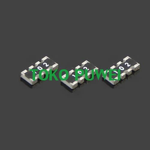 Jual Resistor Array Resistor Blok 4 x 1k Ohm 1K OHM 102 0603 KAKI 4X2 ...