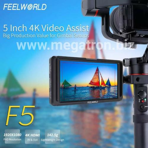 Jual On-Camera Field Monitor 5 Inch support resolusi 4K UHD - Feelworld ...