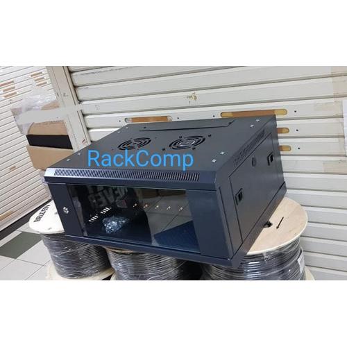 Jual Wallmount Rack 4U Depth 450mm Single Glass Door - Jakarta Pusat ...