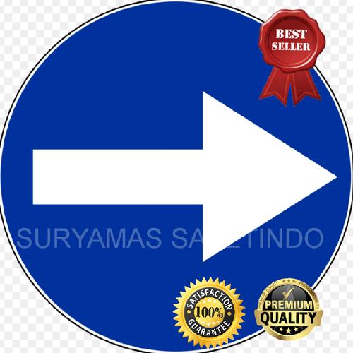Jual Rambu panah jalan/rambu panah lalu lintas 60 cm plat 1.2mm(asli ...