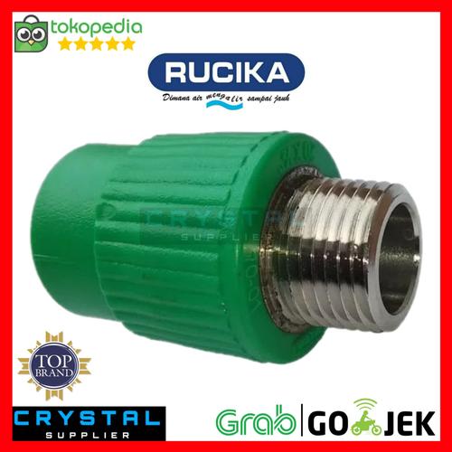 Jual SOK DRAT LUAR PPR RUCIKA 1" inch GREEN / Male Thread Joint SDL 32 ...