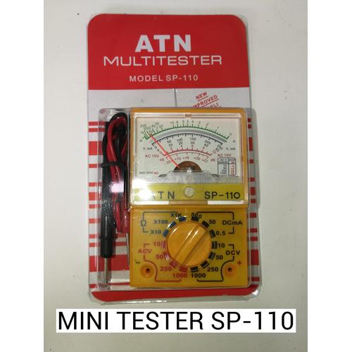 Jual TESTER MINI/ AVOMETER/ MULTITESTER MINI MERK ATN TYPE SP110 ...