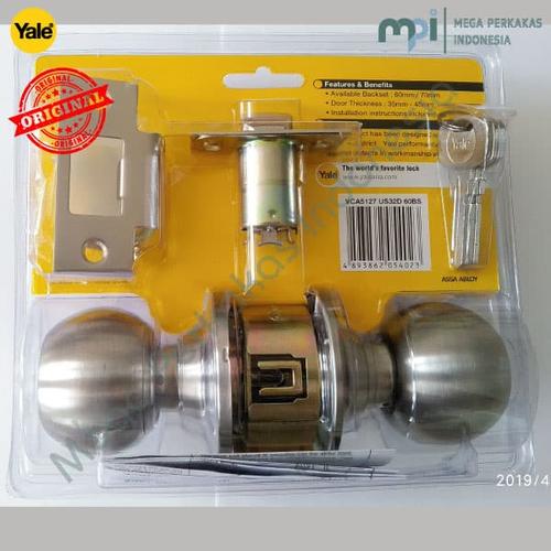 Promo Handle Door / gagang Pintu / Kunci Bulat YALE VCA 5127 US 32D ...