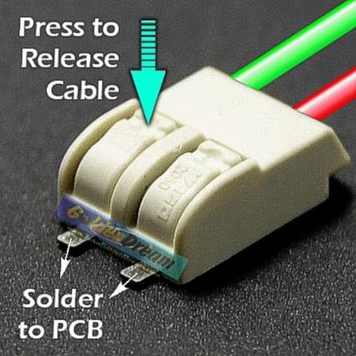 Jual Mini SMD Terminal Block 2 Lobang Wire to Board Soldering Cable to ...