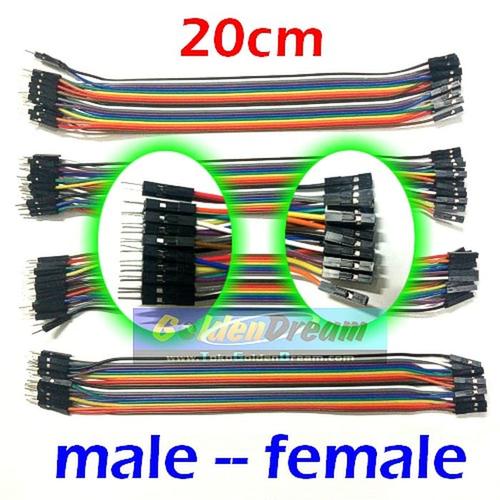 Jual Kabel Jumper Male - Female Breadboard Arduino Wire Bread Board ...