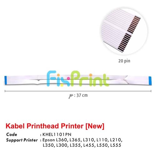 Jual Kabel Print Head Epson L365 L380 L385 L405 L455 L485 L550 L555 ...