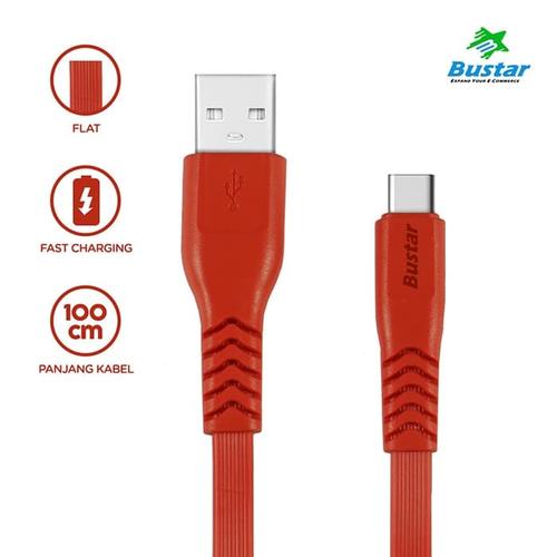 Jual Bustar Type-C Cable / Kabel Type-C / Kabel USB Type C / Kabel ...