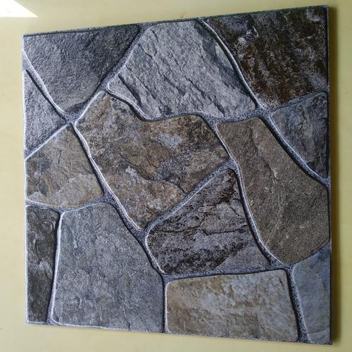Jual keramik motif batu 40x40 Slate stone Grey - Kab. Bogor - Abie ...