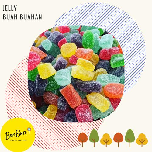 Jual FRUIT JELLY / JELLY BUAH SEPERTI YUPI / PERMEN JELI BUAH 500 GRAM ...