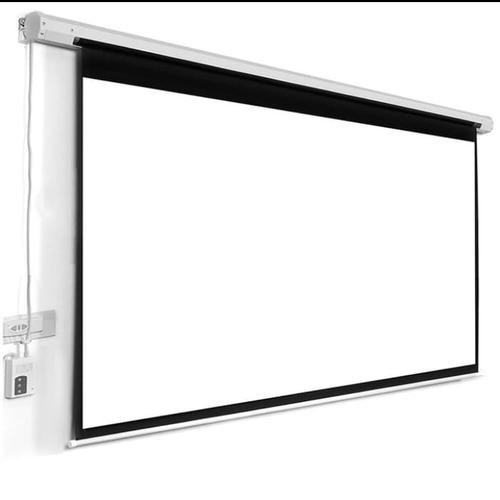 Jual layar proyektor motorized 84" ( pakai remote) (2,1)mtr - Jakarta ...