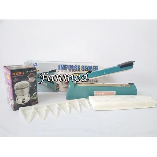 Jual Paket Puyer (Alat Pres+Kertas puyer+Sendok Puyer+Blender Obat) Q2 ...