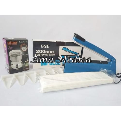 Jual Paket Puyer (Alat press+kertas puyer+Sendok Puyer+Blender Obat ...