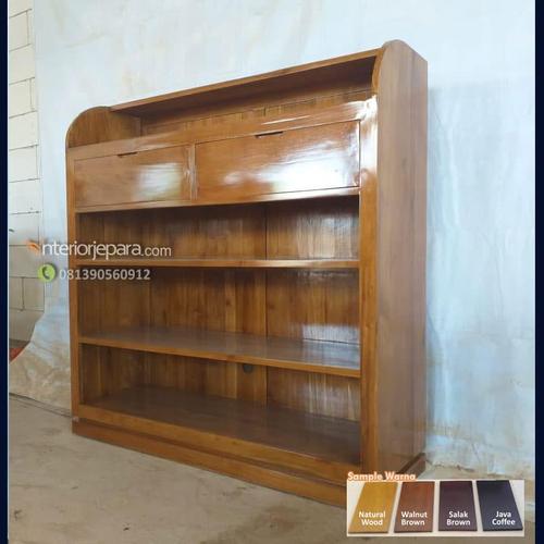 Jual Lemari File Arsip Kantor - Rak Buku Bahan Kayu Jati - Kab. Jepara ...