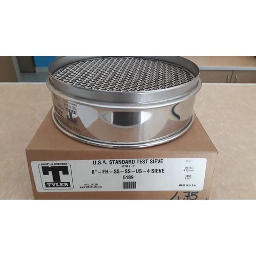 Jual W.S. Tyler Standard Test Sieve Mesh 4 | Saringan | Ayakan - Kab ...
