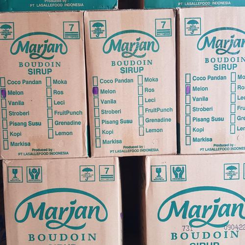 Jual Sirup Marjan Cocopandan / Melon isi 12 botol - Jakarta Barat ...