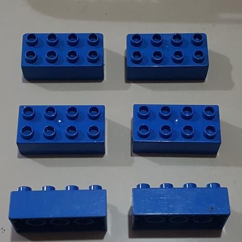 Jual lego duplo blue 2x4 lego 2x4 duplo blue biru lego 2x4 duplo basic ...