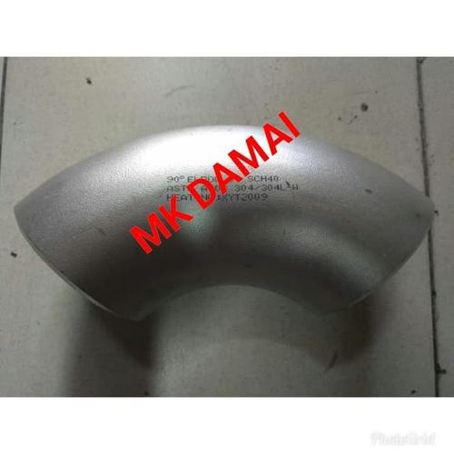 Jual Elbow las SS304 SCH40 ukuran 3/4"(inch) Stainless Steel - Jakarta Barat - MK DAMAI | Tokopedia