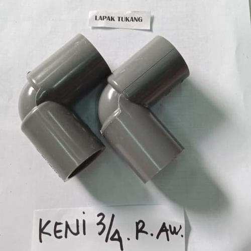 Jual Kenee 3/4" Rucika AW / Kene Keni Sambungan Pipa Air belok ...