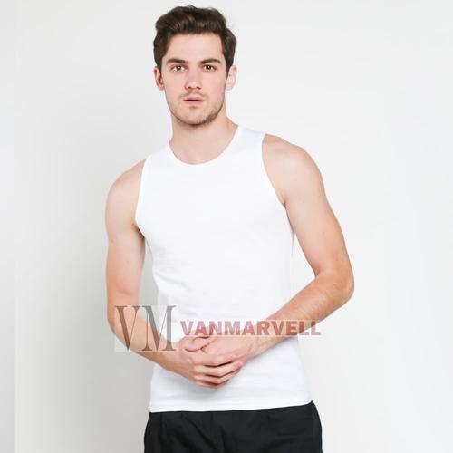 Jual VM Singlet Polos Putih JUMBO Kaos Polos Basic Dalaman - Putih, S ...