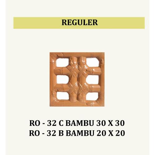 Jual Roster/Lubang Angin/Ventilasi Keramik (Bambu 30cmx30cm ) - hijau ...