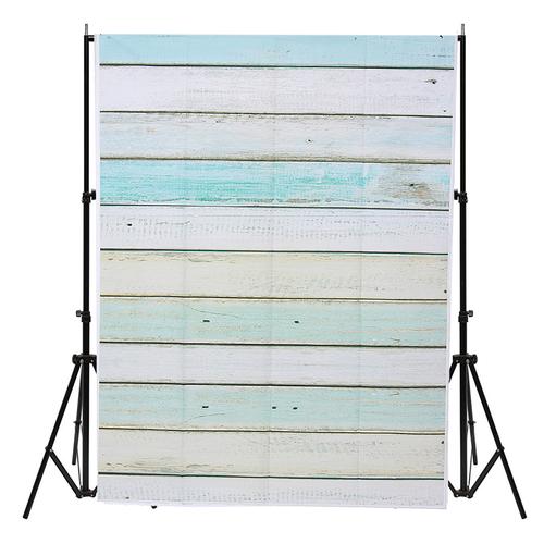 Jual Ori 3x5FT Blue Wood Wall Floor Photography Backdrop Studio Prop ...