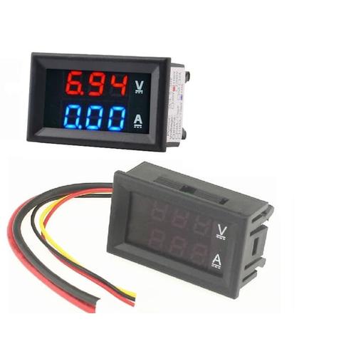 Jual Voltmeter | Amperemeter | Ammeter Digital DC 0-100V 10A Dual Display - Kota Bandung - Go ...