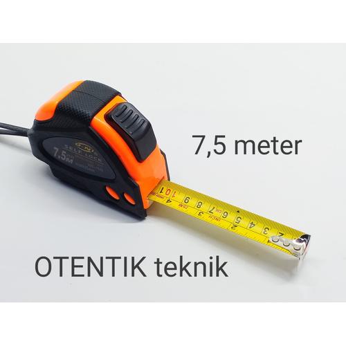 Jual METERAN 7 METER LAPIS KARET TAHAN BANTING SELFLOCK 7,5M MEASURING ...