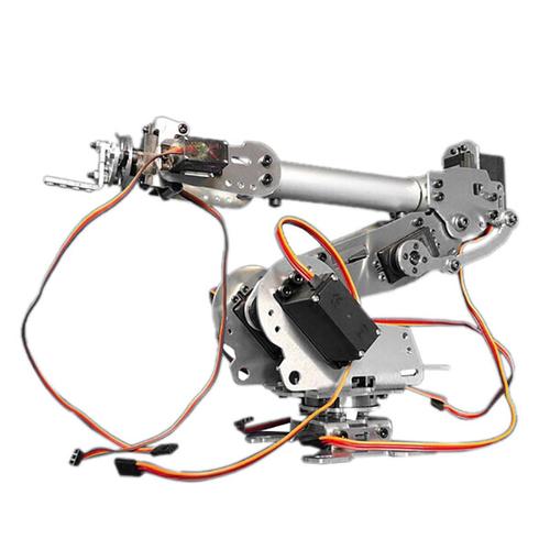 Jual NEW KDX DIY 6DOF Aluminum Robot Arm 6 Axis Rotating Mechanical ...