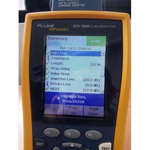 Jual Jasa Testing UTP Cable | Rental Fluke Networks Cable Analyzer DTX ...