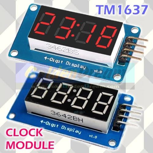 Jual TM1637 Clock Module 4 Digit Jam Timer TM 1637 Arduino Raspberry Pi ...