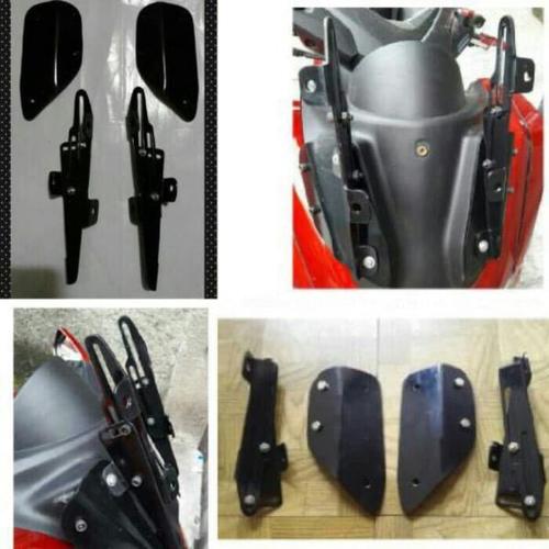 Jual Braket Serpo Nmax Untuk Spion R25 dan Windshield Tanpa BOR Body ...
