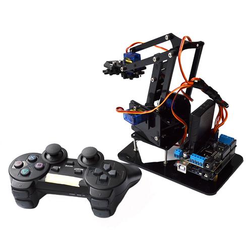 Jual NEW Acrylic Remote Control Robot Arm 4DOF With Arduino PS2 RC ...