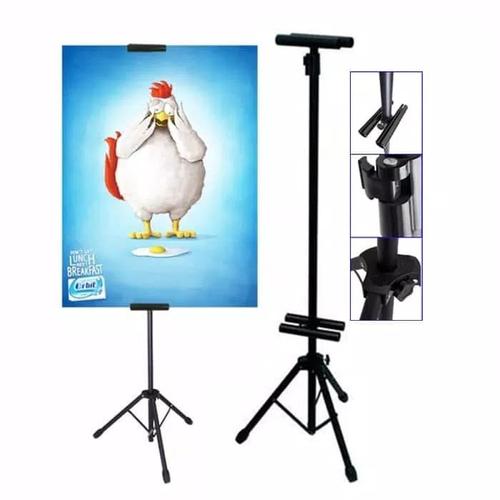Jual Tripod Display Stand Banner 2 Sisi / Poster Display Stand - Kota ...