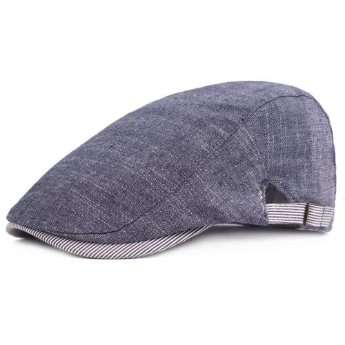 Jual Men Cotton Beret Hat Buckle Adjustable Paper Boy Newsboy - Jakarta ...