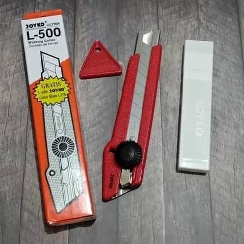 Jual GROSIR Cutter Besar JOYKO L500 GRATIS REFILL PISAU 1TUBE/Kater L ...