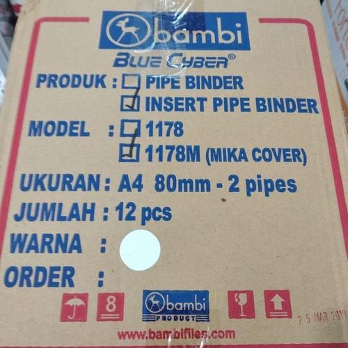 Jual Odner 80mm pipe binder Bambi 1178 - Jakarta Selatan - Kenzie88 ...