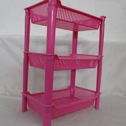 Jual Rak Plastik Tiga Susun NASIONAL/Rak Serbaguna/Rak Tempat ATK ...