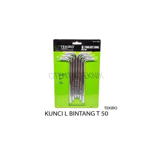 Jual TEKIRO TORX KEY LONG T50 - TEKIRO KUNCI L BINTANG T50 HARGA PER ...
