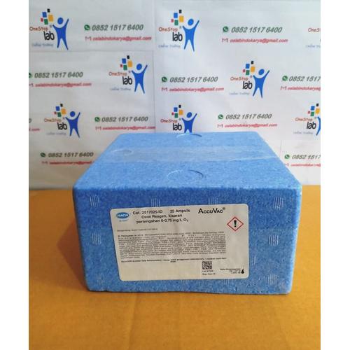 Jual HACH 25170-25 Ozone reagent AccuVac MR 25/pk Ozon reagent - Kab ...