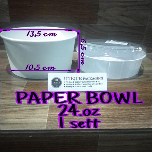 Jual Paper bowl / Inner tray 24.oz Hips - Kota Bekasi - Unique ...