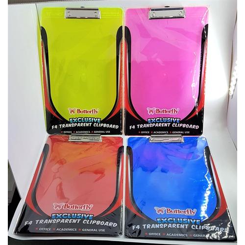 Jual Clipboard Transparant F4 Butterfly - Jakarta Barat - Butterfly ...