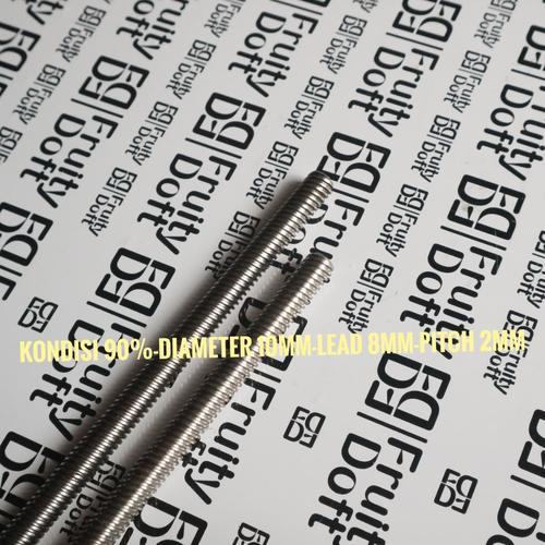 Jual Lead Screw Leadscrew T10 Pitch 2mm Lead 8mm 304 Stainless Steel ...