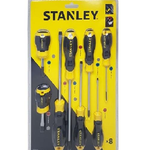 Jual Obeng set 8pcs Cushion Grip S-Driver Set Stanley STMT66673 ...
